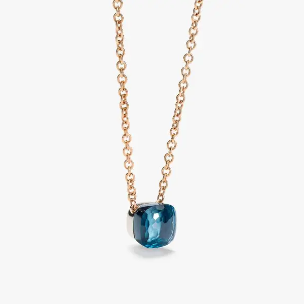 Pomellato Nudo Petit Necklace With London Topaz - Blue