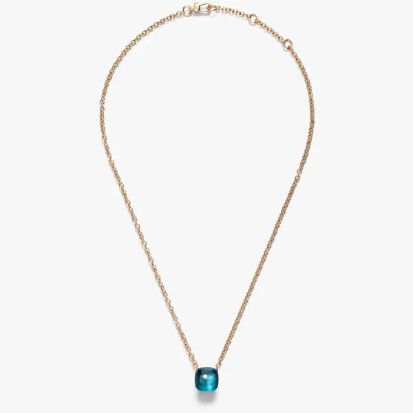 Pomellato Nudo Petit Necklace With London Topaz - Blue