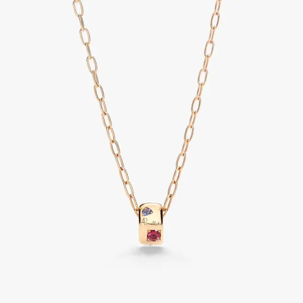 Pomellato Iconica Necklace With Gemstone Pendant - Multicolor