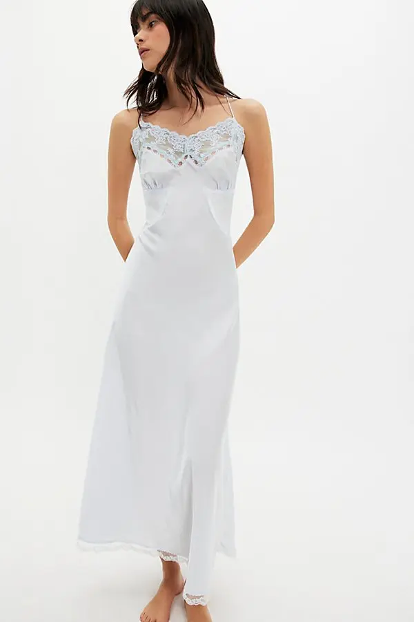 Free People Lunch Date Midi Slip - Day Dreamer