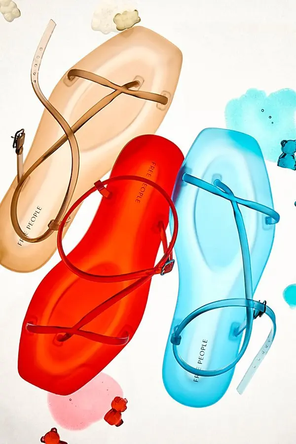 FP VEGAN COLLECTION Rush Jelly Sandals - Blue Raspberry