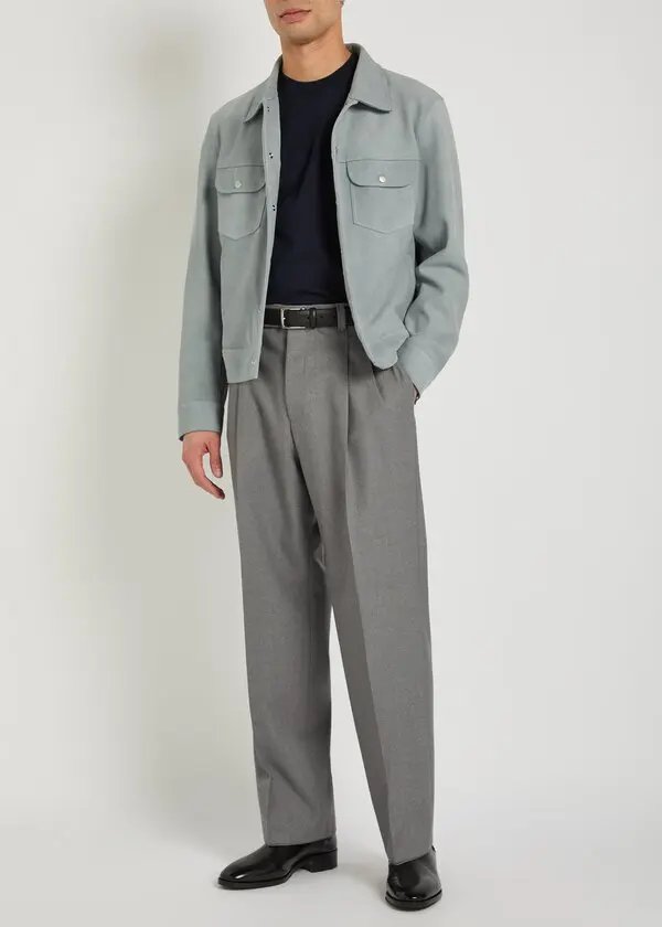BOSS Fine-knit Wool T-shirt