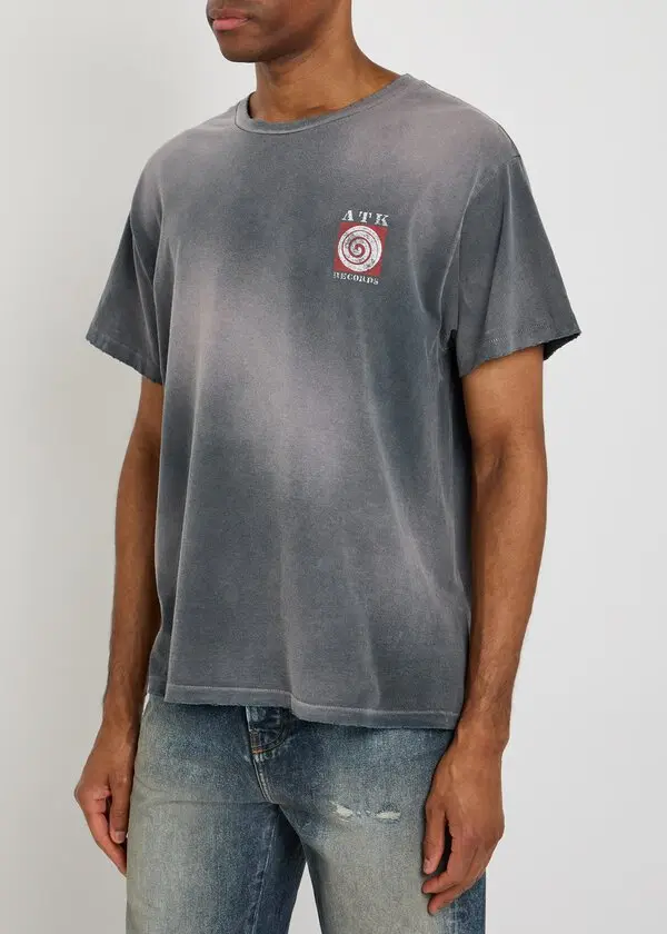 GALLERY DEPT. 40 Year Faded Cotton T-shirt - Black