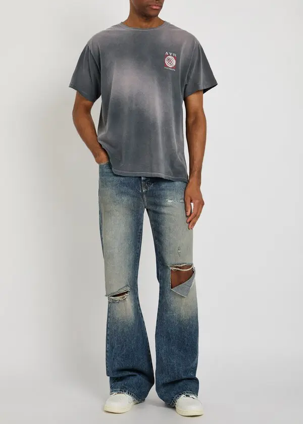 GALLERY DEPT. 40 Year Faded Cotton T-shirt - Black