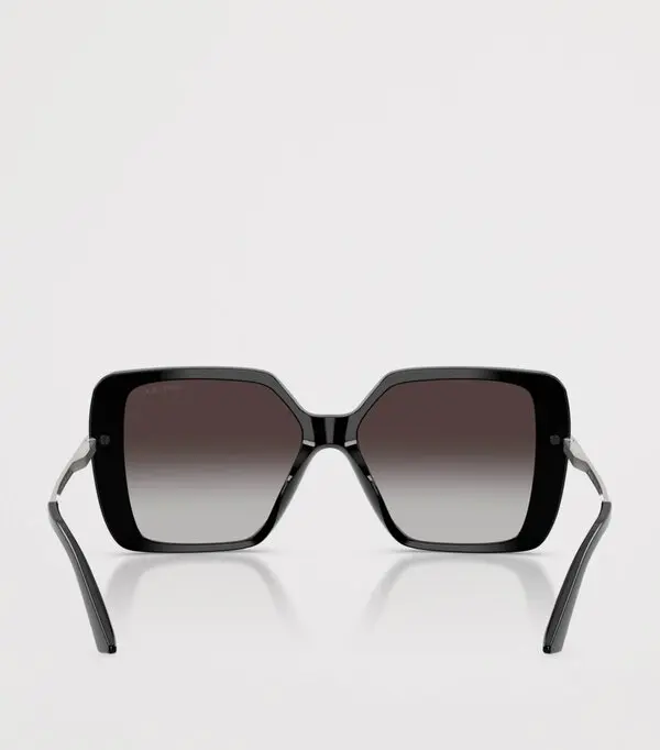 JIMMY CHOO Square Sunglasses - Black