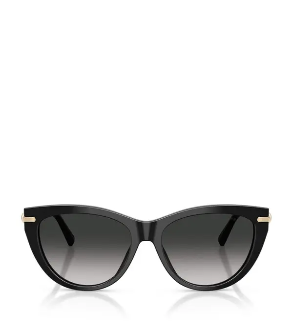 Tiffany & Co. Acetate Cat Eye Sunglasses - Black
