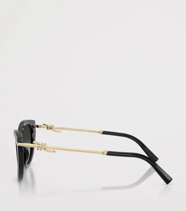 Tiffany & Co. Acetate Cat Eye Sunglasses - Black