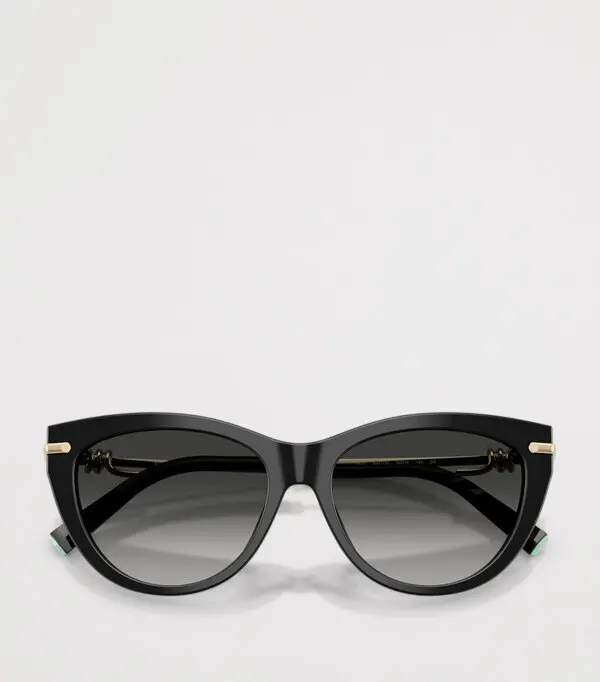 Tiffany & Co. Acetate Cat Eye Sunglasses - Black
