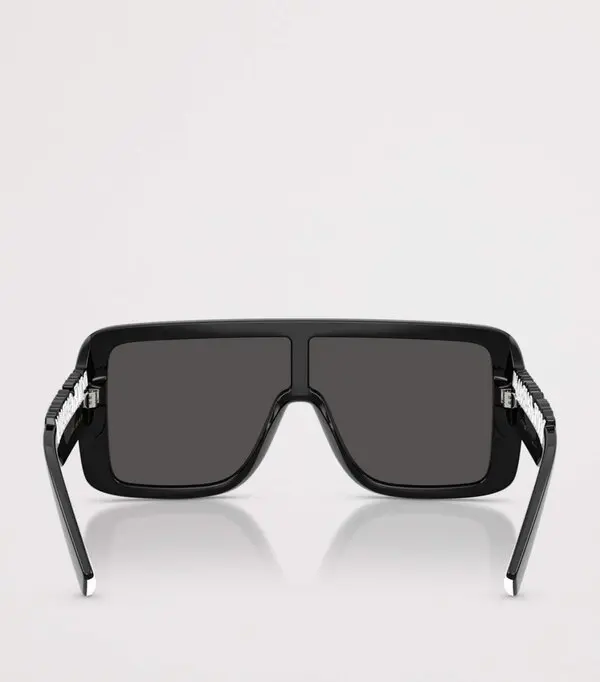 Dolce & Gabbana Injected Shield Sunglasses - Black