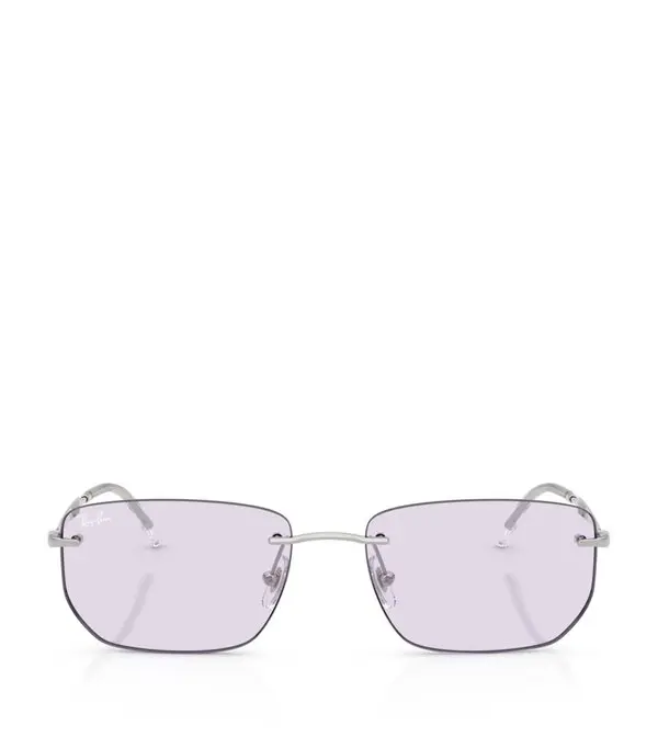 Ray-ban Metal Irregular Sunglasses - Silver