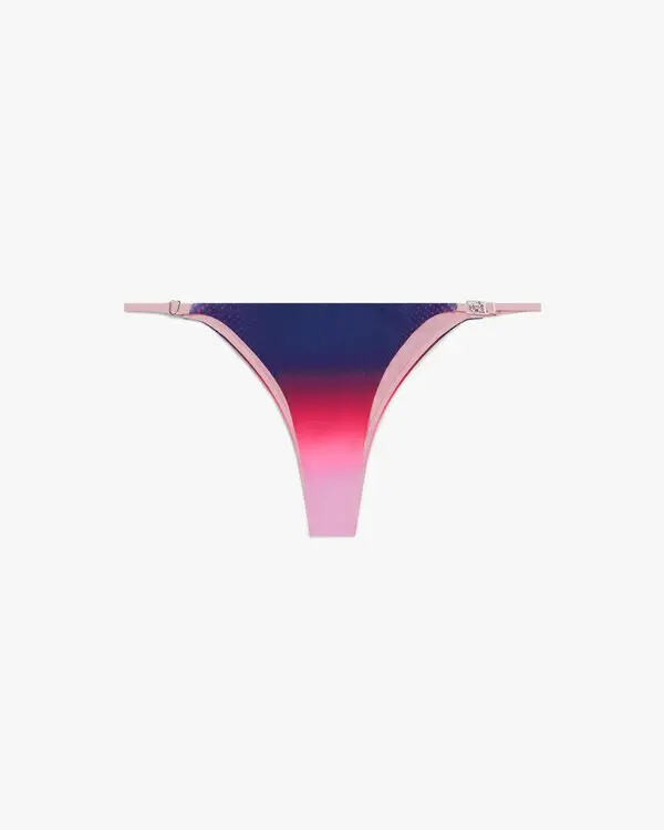 Casablanca Aubergine Gradient Bikini Bottom - Pink