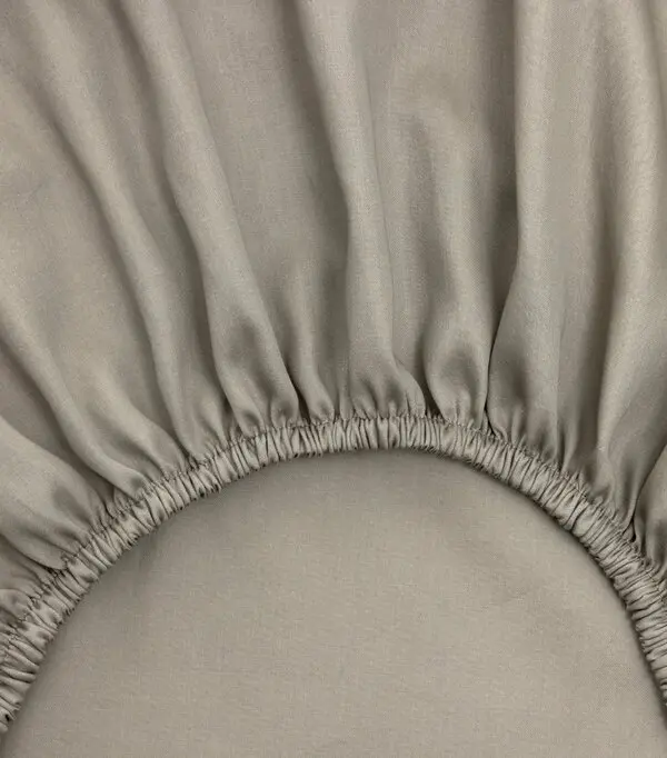 YVES DELORME Triomphe Kaki King Fitted Sheet