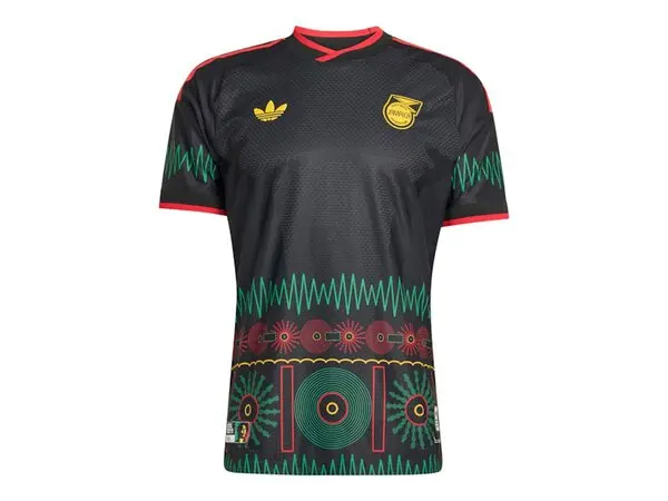 Adidas Jamaica 2026 Bob Marley Away Authentic Jersey - Black