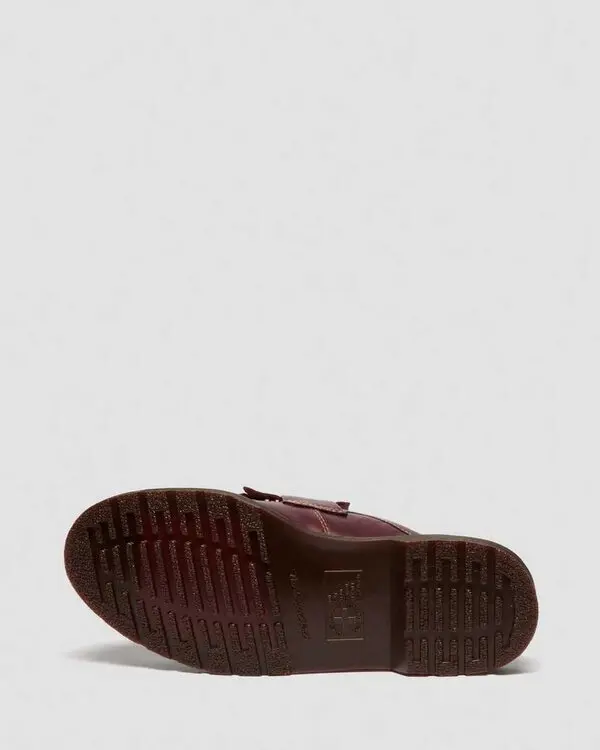 Dr. Martens Adrian Leather Mules - Red