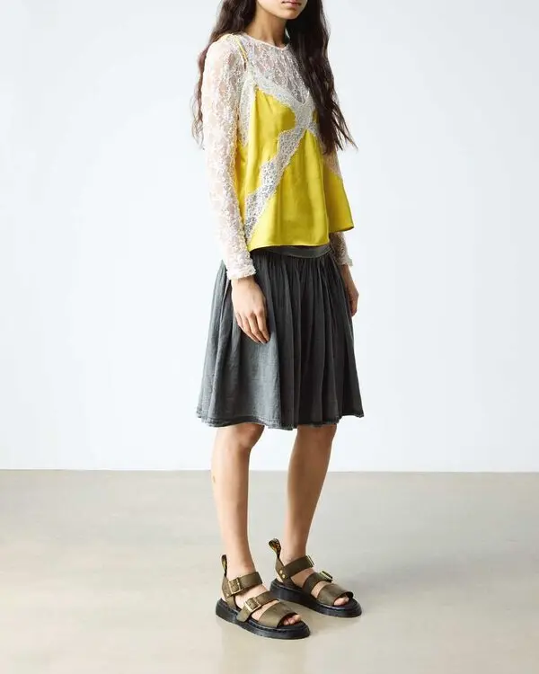 Dr. Martens Gryphon Leather Gladiator Sandals - Green