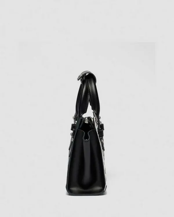 Dr. Martens Extra Small Dalmatian Hair-on Leather Tote - Cream