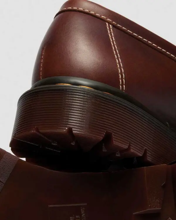 Dr. Martens Adrian Orleans Leather Tassel Loafers - Brown