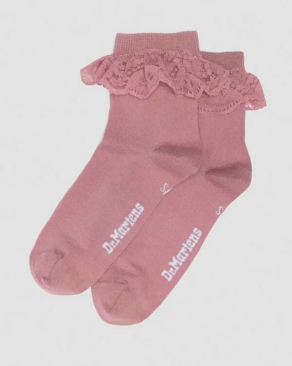 Dr. Martens Frill Organic Cotton Blend Socks - Pink
