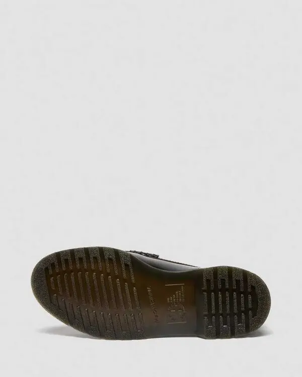 Dr. Martens Mayfare Rub Off Leather Loafers - Red