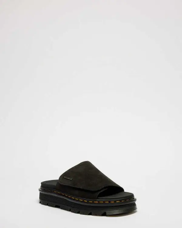 Dr. Martens Zebzag Suede Platform Slides
