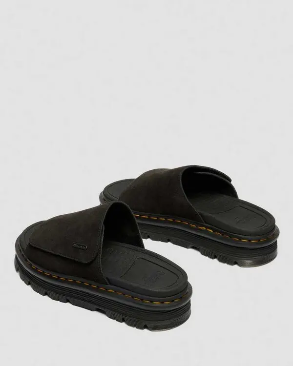 Dr. Martens Zebzag Suede Platform Slides