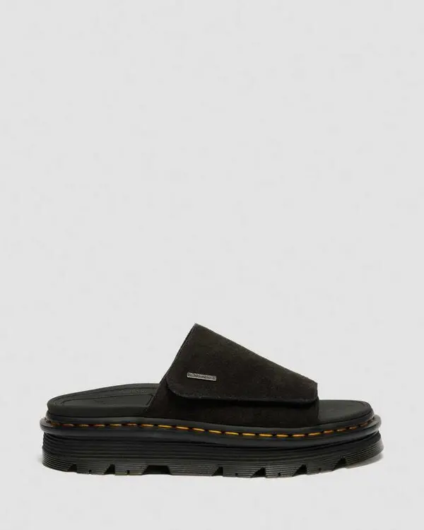 Dr. Martens Zebzag Suede Platform Slides