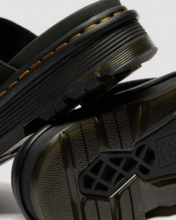 Dr. Martens Zebzag Suede Platform Slides