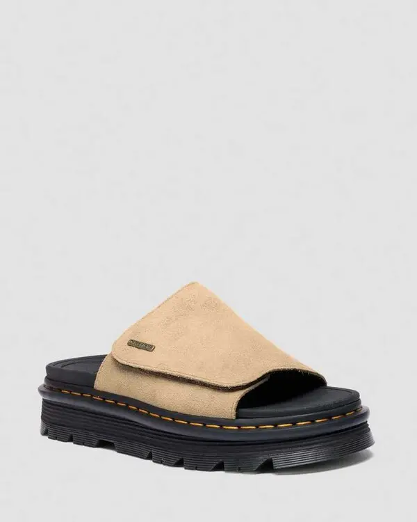 Dr. Martens Zebzag Suede Platform Slides