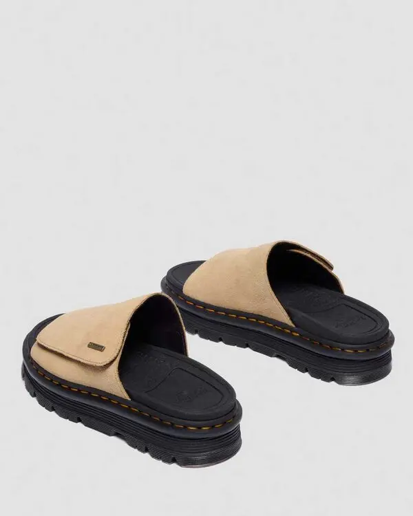 Dr. Martens Zebzag Suede Platform Slides