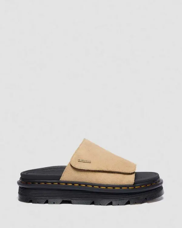 Dr. Martens Zebzag Suede Platform Slides