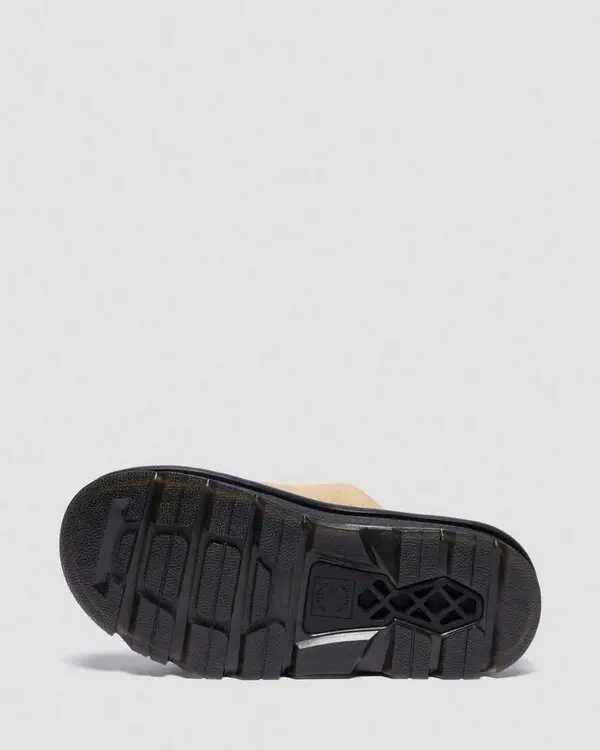 Dr. Martens Zebzag Suede Platform Slides