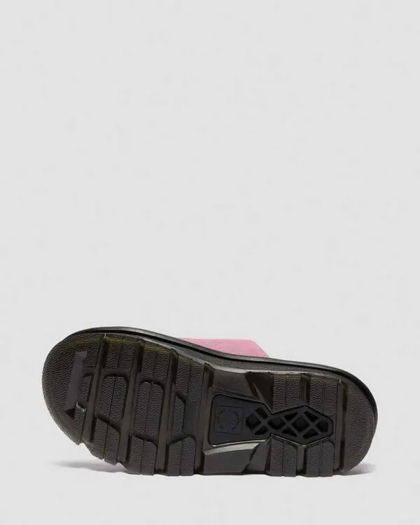 Dr. Martens Zebzag Suede Platform Slides