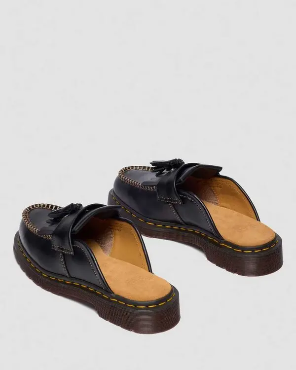 Dr. Martens Adrian Leather Mules - Black