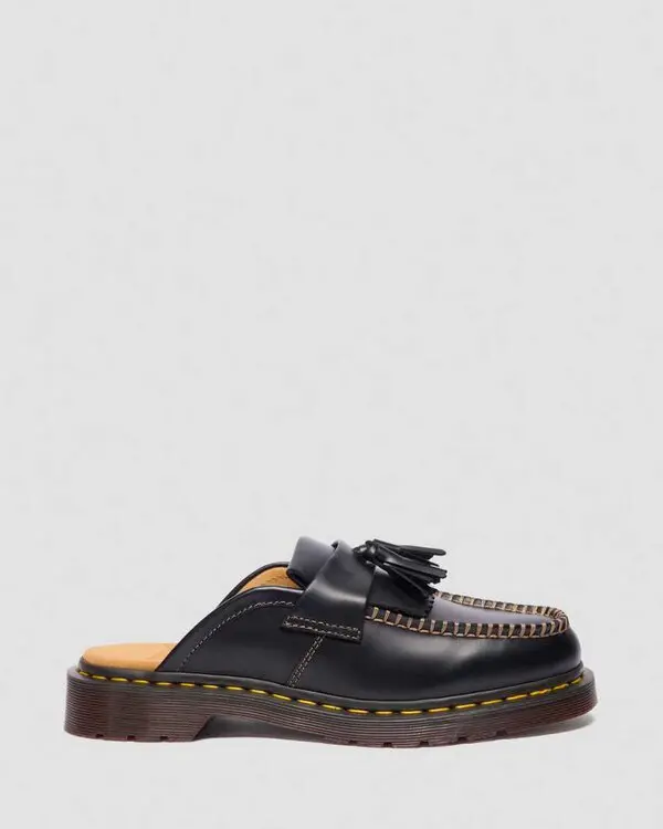 Dr. Martens Adrian Leather Mules - Black