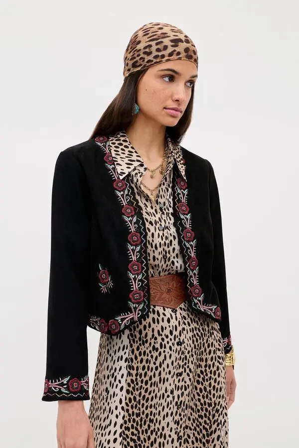 Rixo Oliwia Roselle Embellishment Top