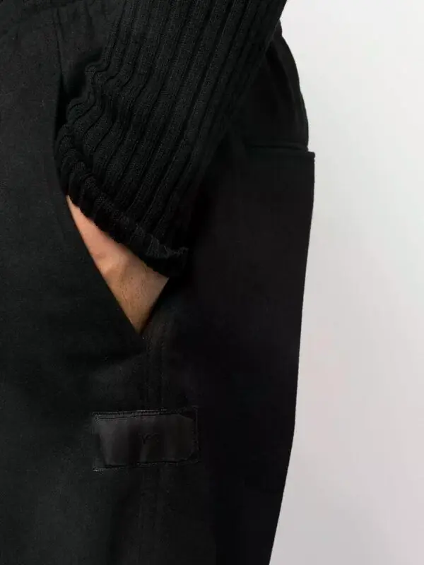 Y3 Drawstring-waist Tapered-leg Trousers