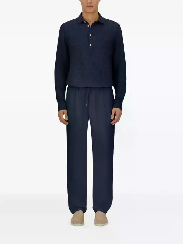 Herno Drawstring Straight-leg Trousers