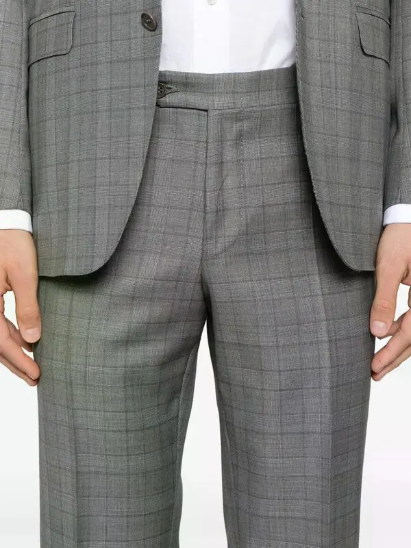 Canali Checked Suit - Grey