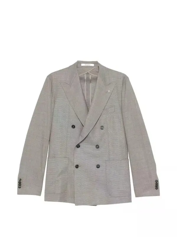 Tagliatore Double-breasted Blazer - Grey