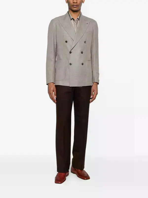 Tagliatore Double-breasted Blazer - Grey