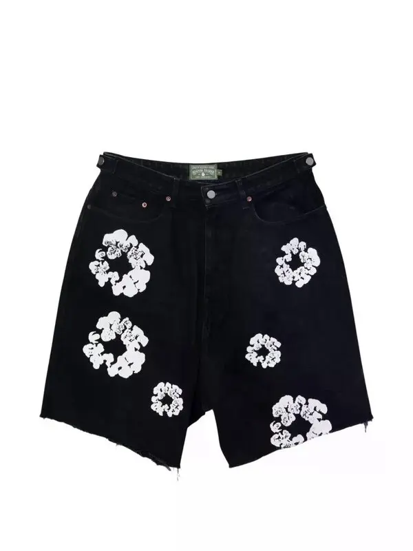 DENIM TEARS Cotton Denim Shorts