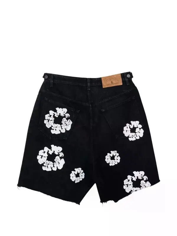DENIM TEARS Cotton Denim Shorts