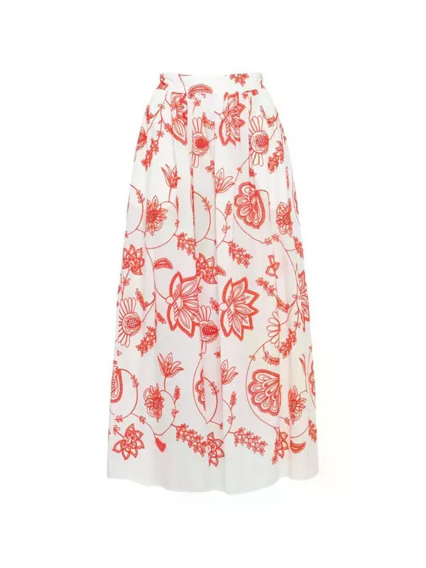 ERES Calie Midi Skirt - Red