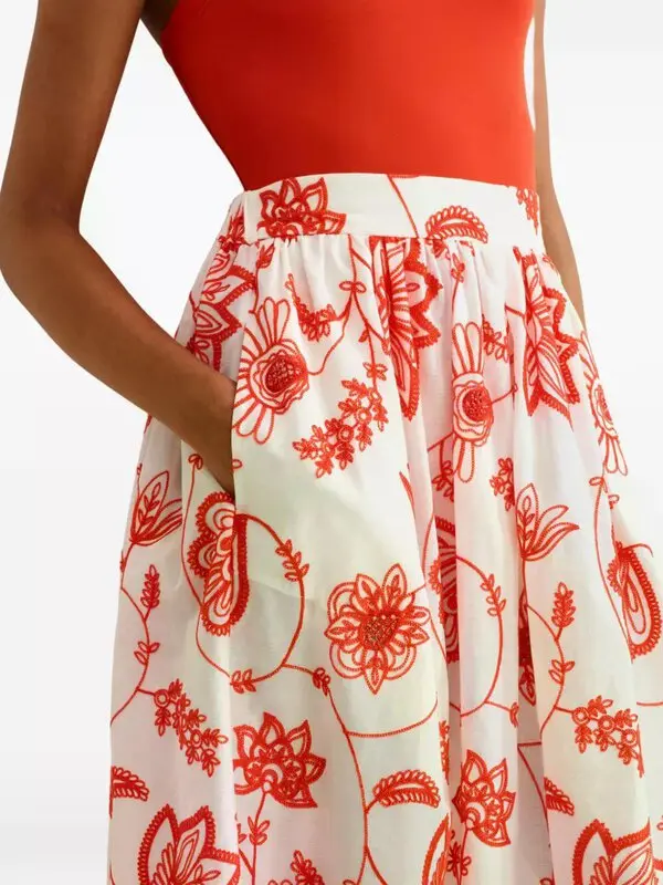 ERES Calie Midi Skirt - Red