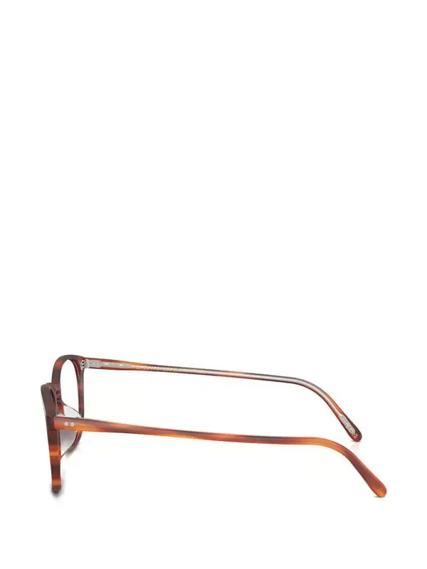 Oliver Spencer Round Frame Eyeglasses - Brown