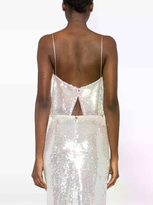 FORTE_FORTE Sequin Strap Top