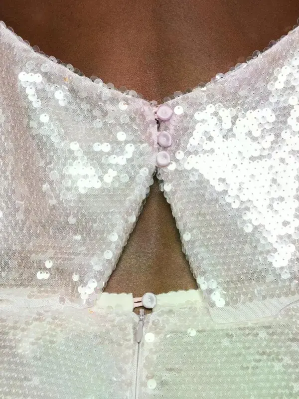 FORTE_FORTE Sequin Strap Top