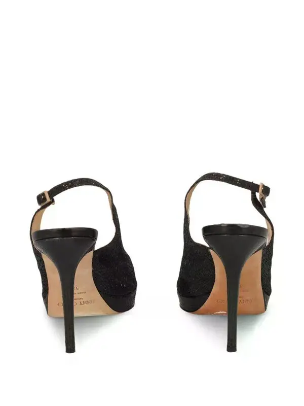 JIMMY CHOO Peep-toe Slingback Sandals