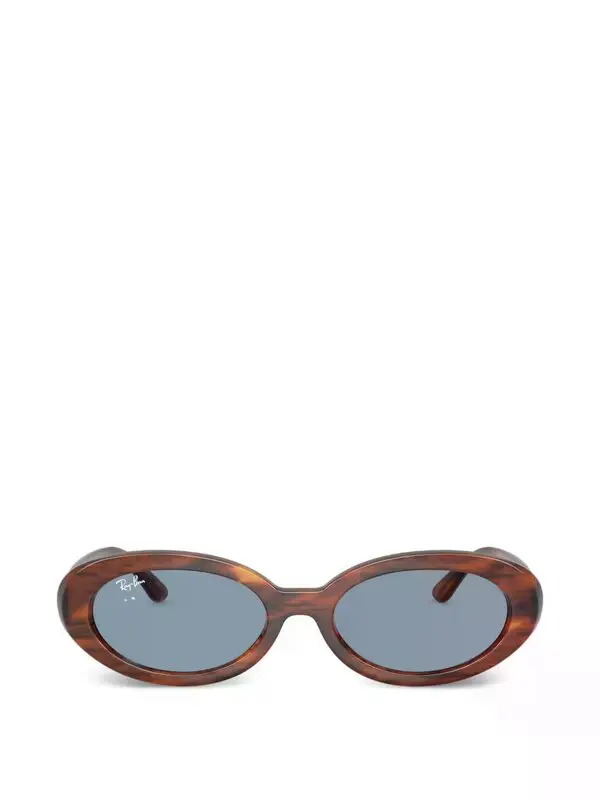 Ray-ban Oval-frame Sunglasses - Brown