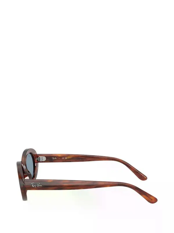 Ray-ban Oval-frame Sunglasses - Brown